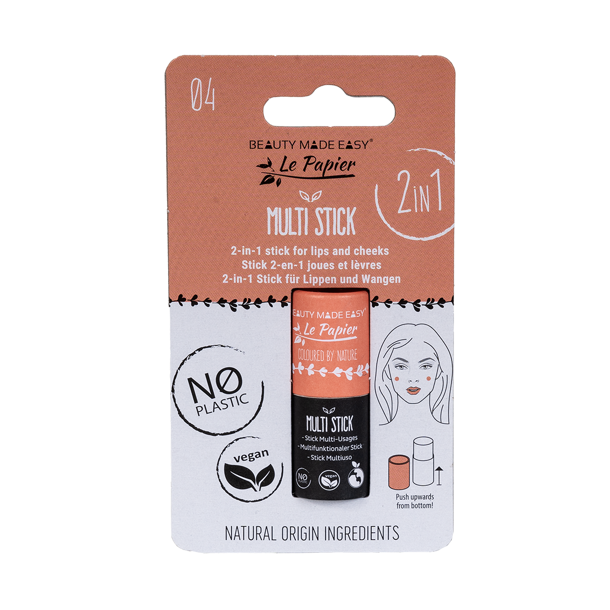 Beauty Made Easy Multistick 04 Orange 6g - Conrad Langaard